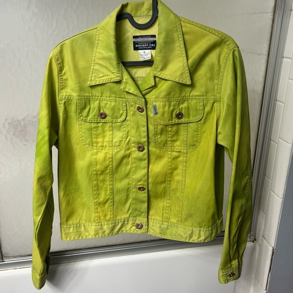 Bogart Co | Jackets & Coats | Bogart Company Lime Green Jacket | Poshmark